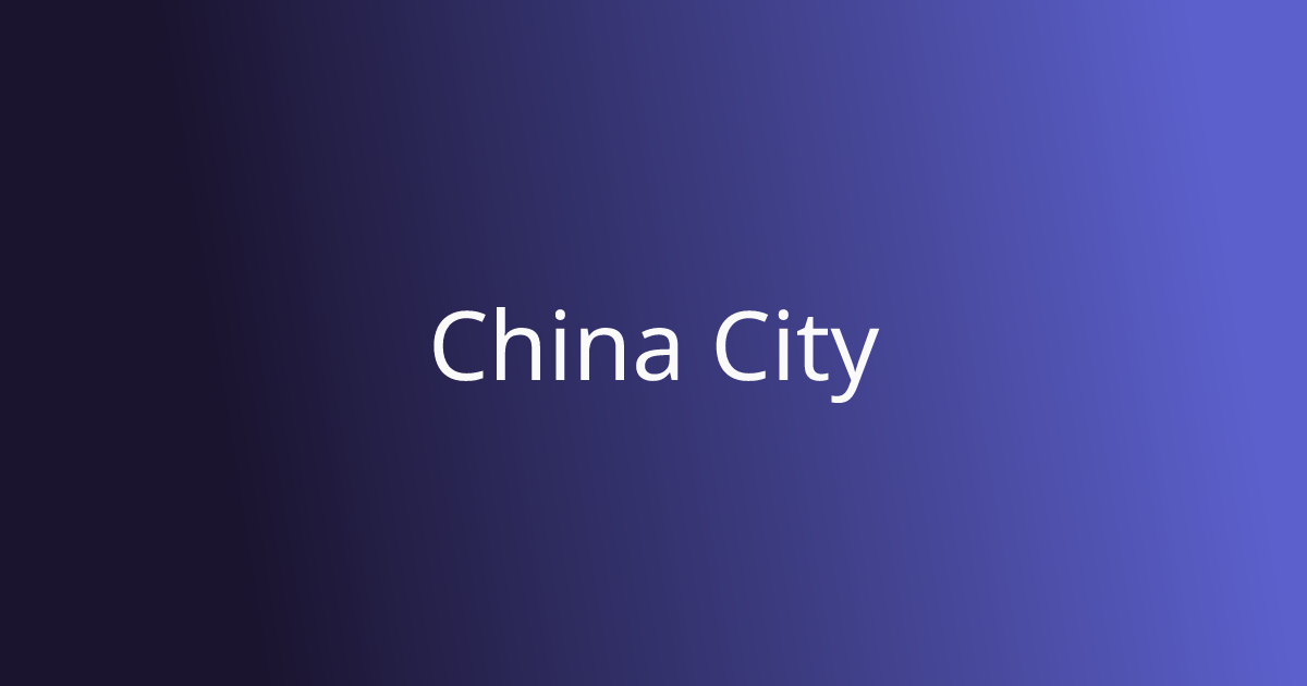 Best Chinese in Cleveland, OH | China City | Menu