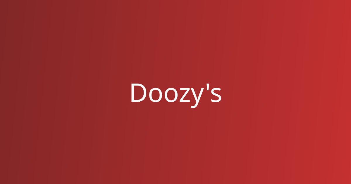 Best Pizza in Omaha, NE | Doozy's | Menu