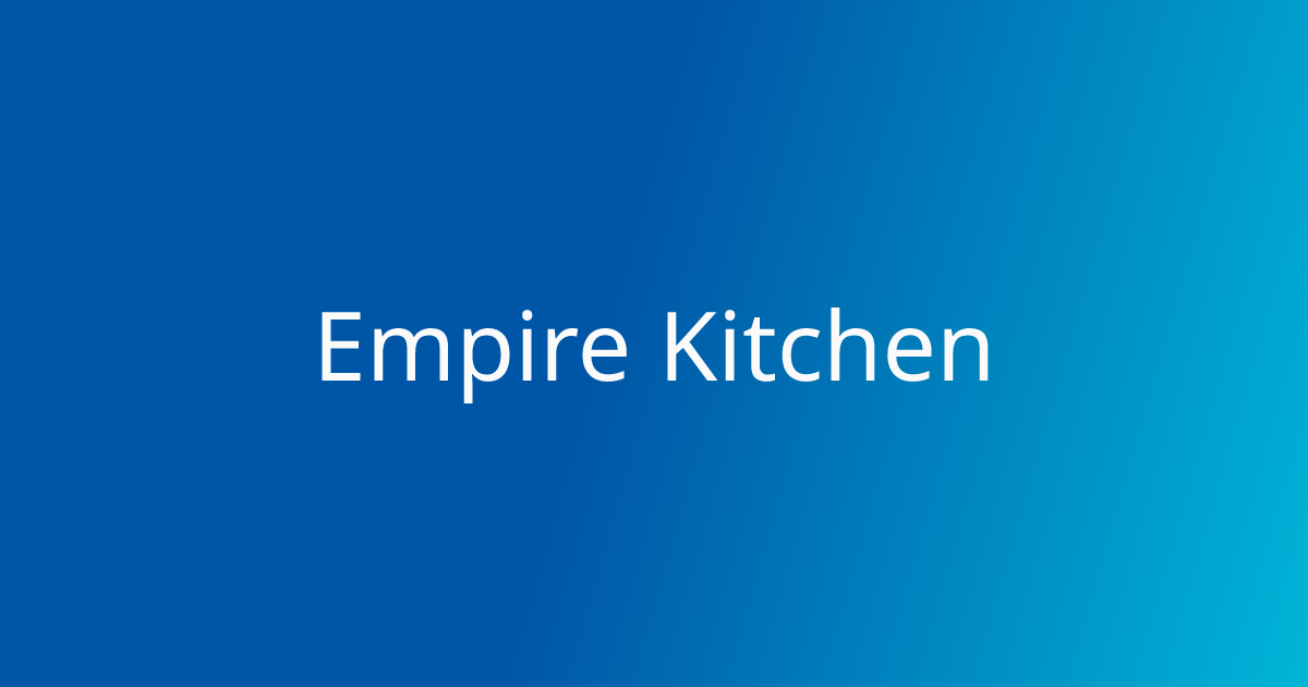 Best Chinese in Whitestone, NY | Empire Kitchen | Menu