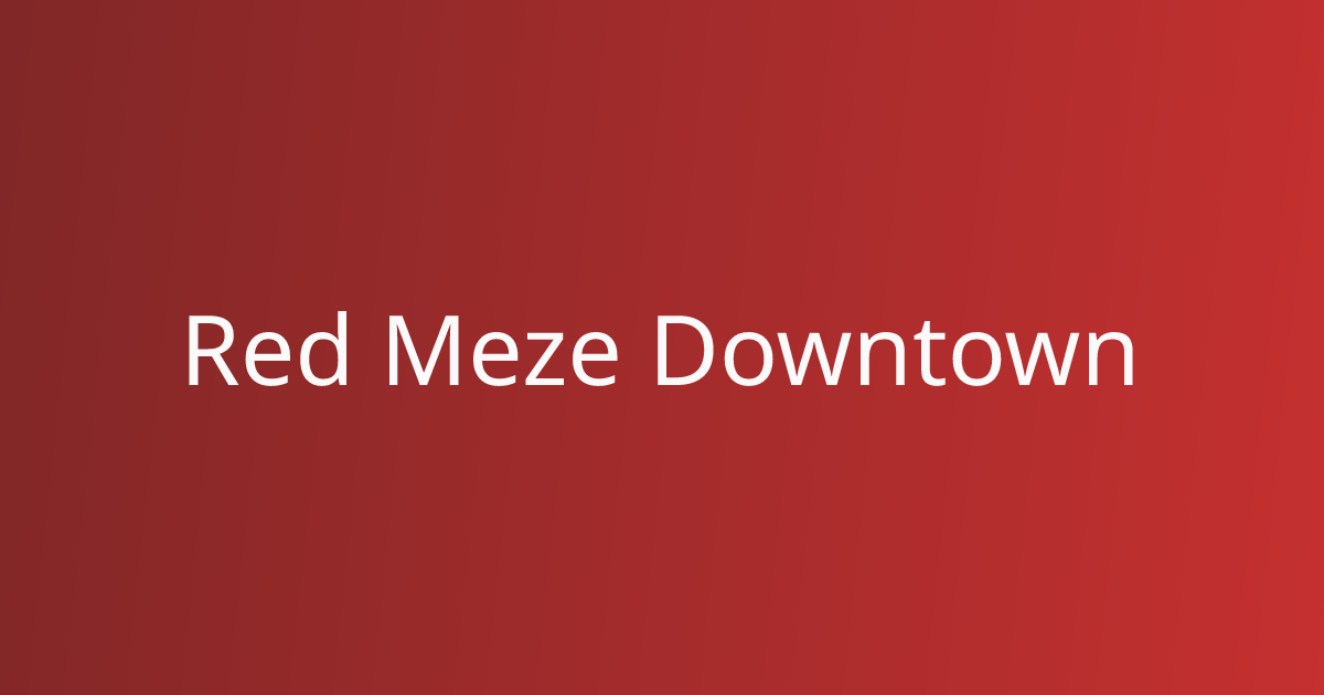 Best Pizza in Johnson City, TN | Red Meze Downtown | Order Online