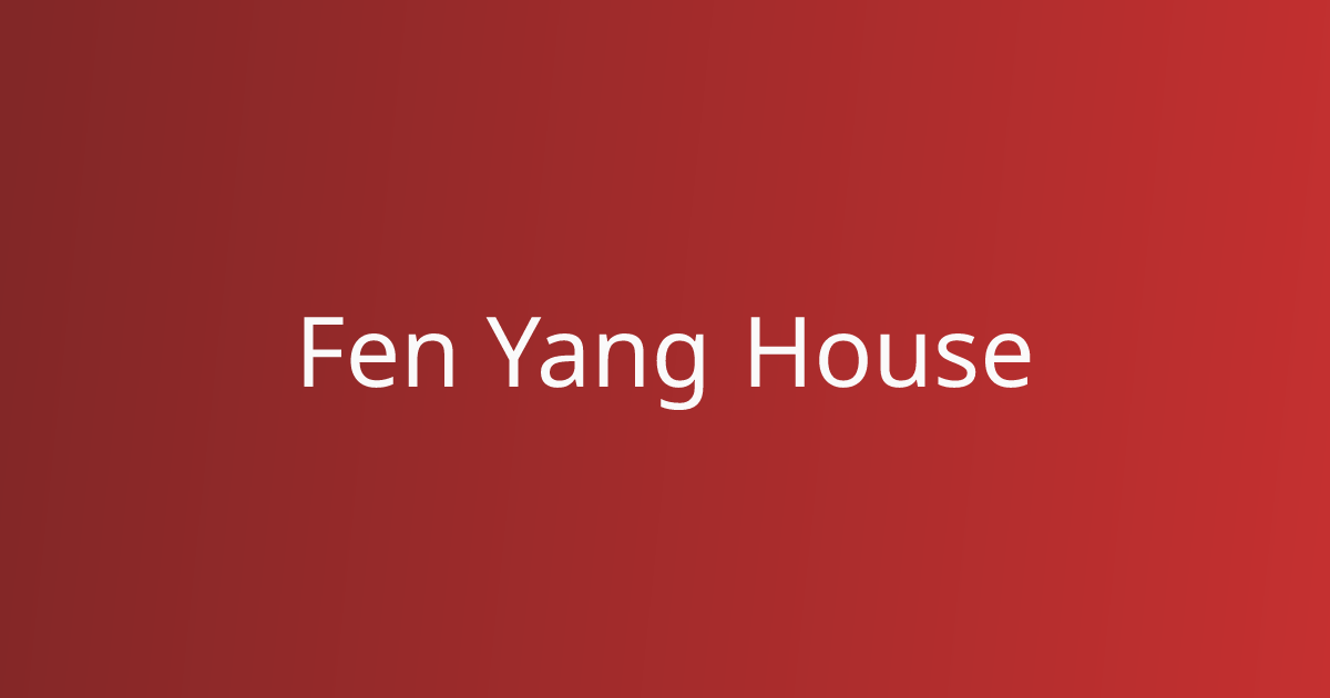 Best Chinese in Marblehead, MA | Fen Yang House | Menu